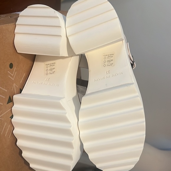 Free People | Shoes | Free People Nora White Platform Wedge | Poshmark